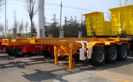 3 Axle 40Ft Container Chassis for Sale