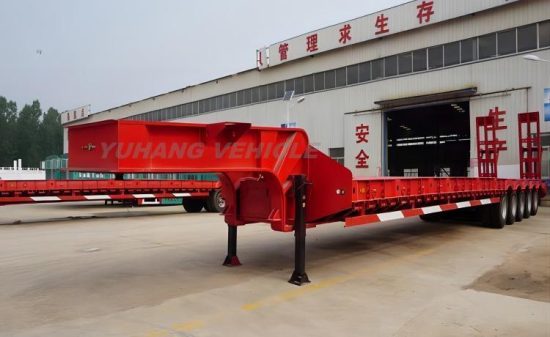 5 Axle Semi Low Bed Trailer for Sale